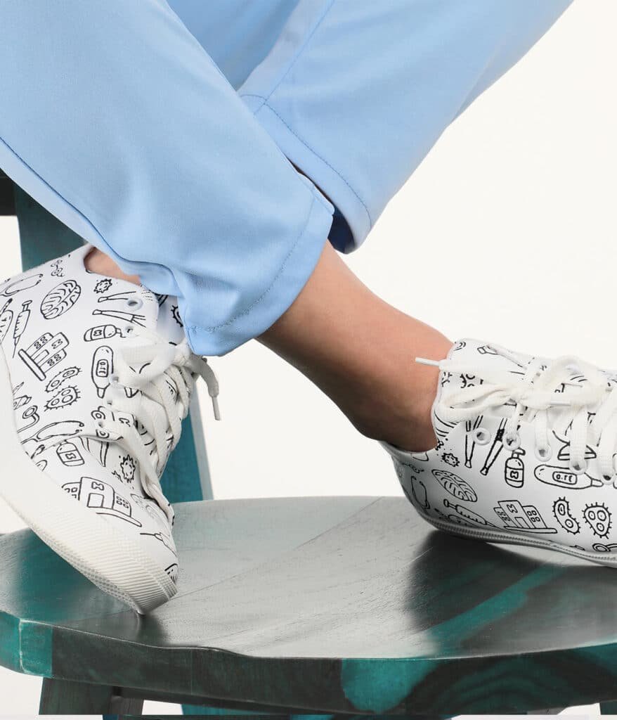 Sneakers for Doctors | Women | Doctor Shoes with Prints - Sashafe